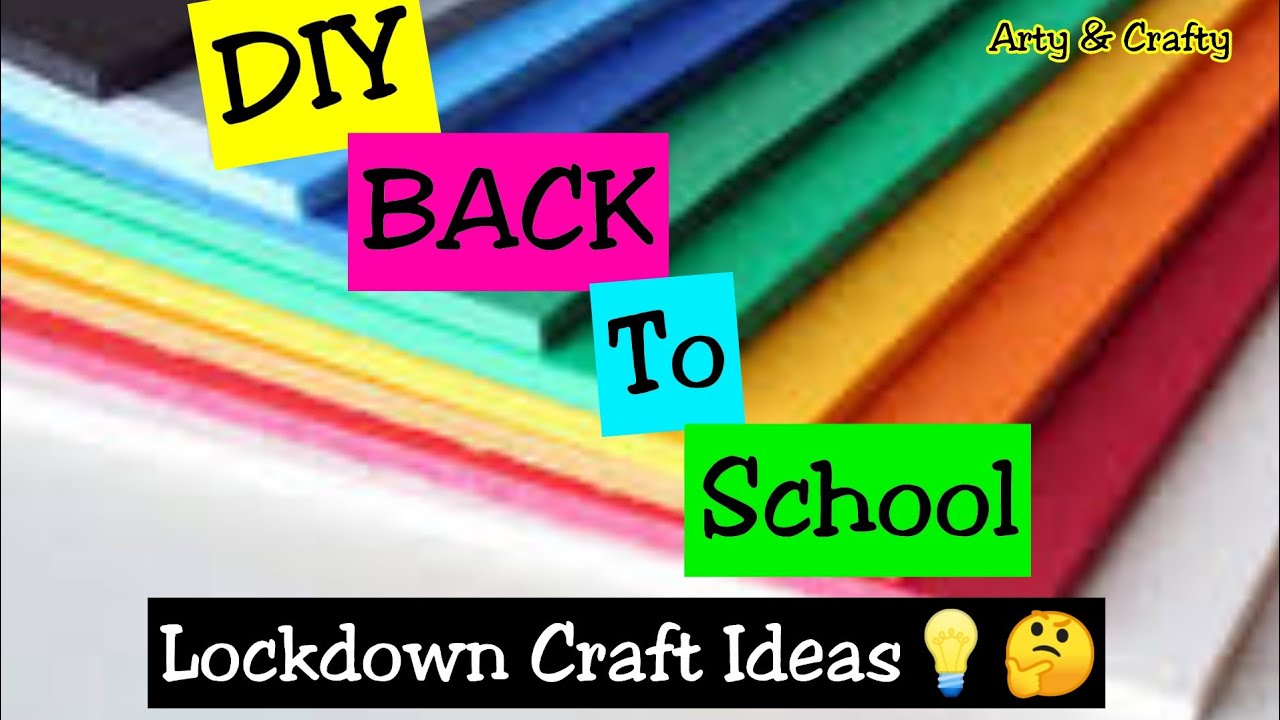 Back To School DIY / Easy DIY Paper Craft for Kids /#SchoolSupplies # ...