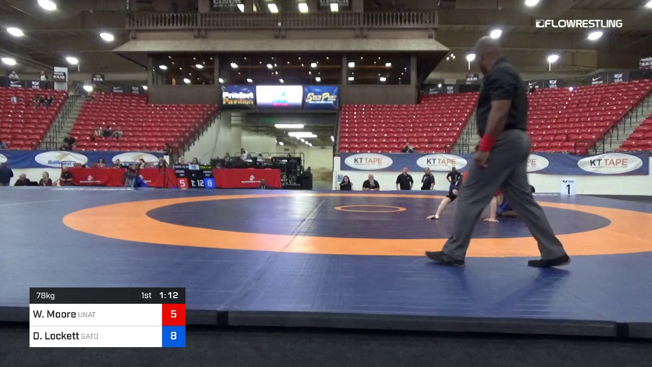 78 Kg Cons 8 2 William Moore Unattached Vs Donald Lockett Gators - YouTube