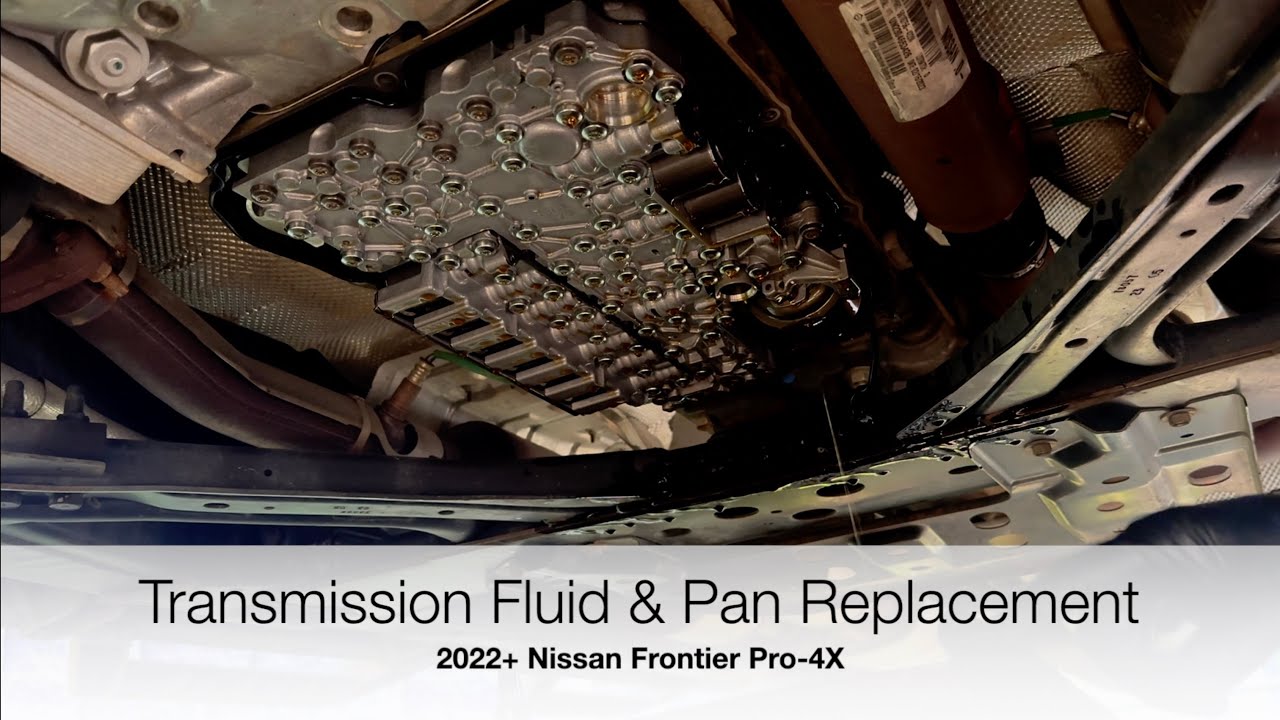 Transmission Fluid & Pan/Filter Replacement - YouTube