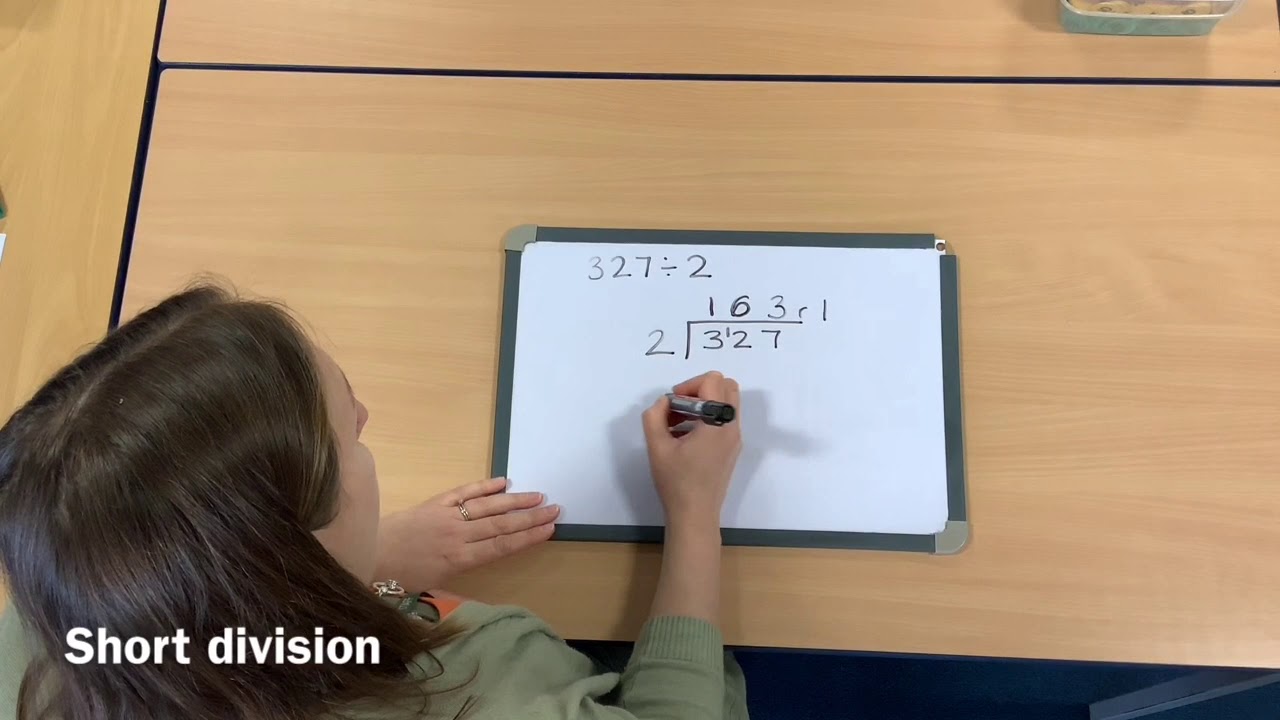 Year 5 Maths - Division (short division method introduction & Qs) - YouTube
