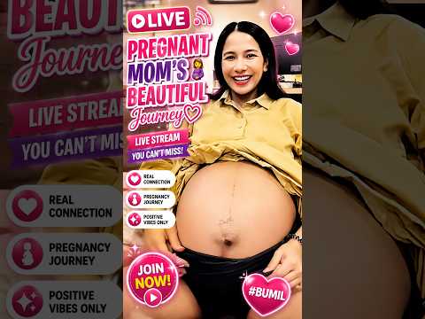 LIVE: Pregnant Mom’s Beautiful Journey 🤰💕 #bumil #pregnancy 3/1