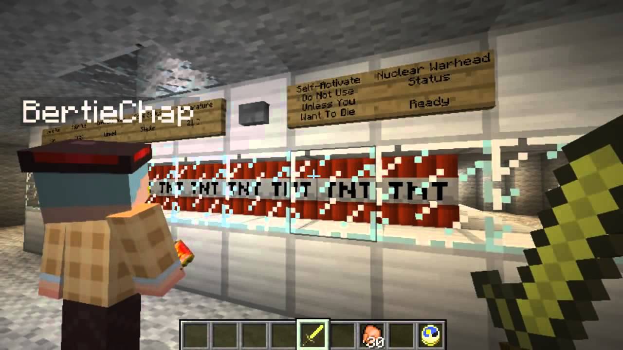 Minecraft NUCLEAR LAUNCH ! Missile Silo Map ! - YouTube