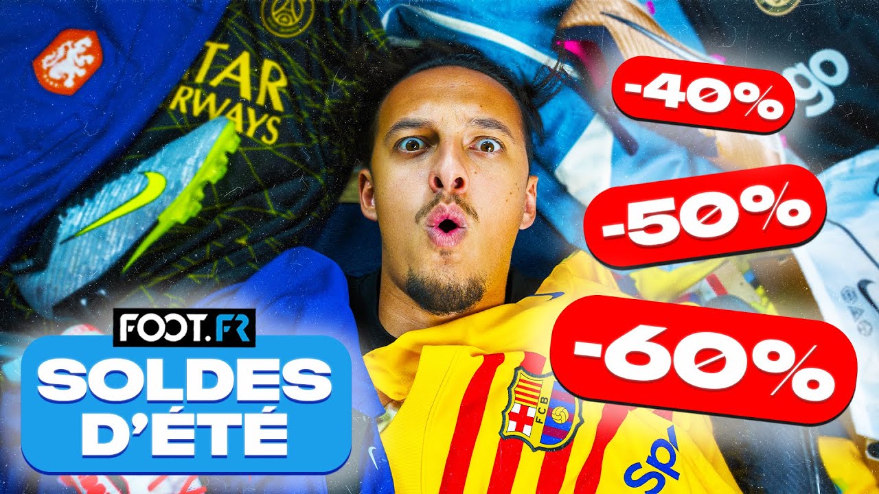 MES MEILLEURS PRODUITS FOOTBALL POUR LES SOLDES D'ÉTÉ ! - YouTube