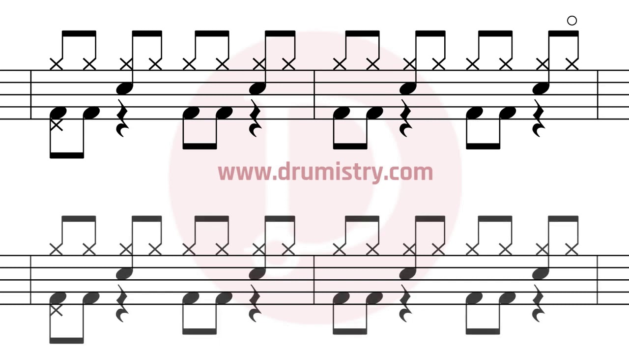 Drumless Score - Yellow - Coldplay - Drum Sheet - YouTube