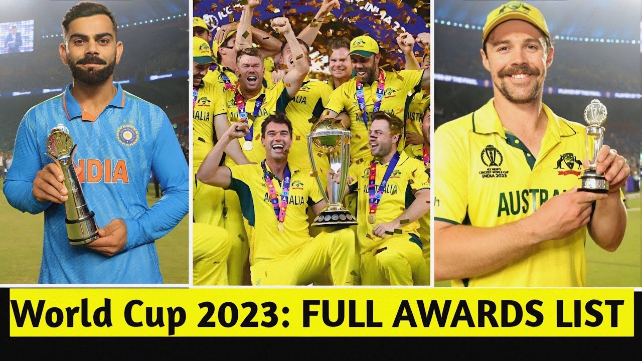 World Cup 2023 Award ceremony || World Cup 2023 Winner Award Prize ...