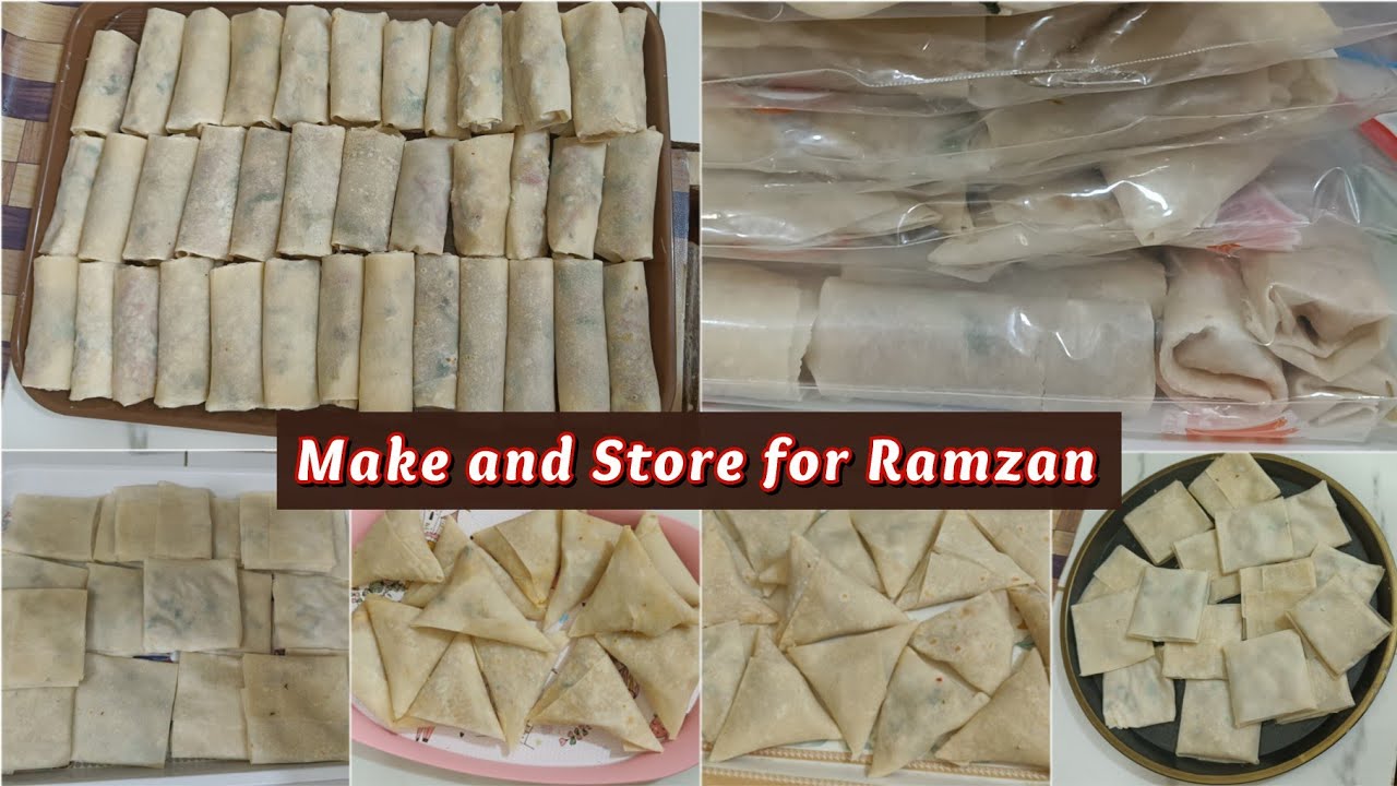 Iftar Items | Make and Store these Frozen items for Ramadan | Samosa ...