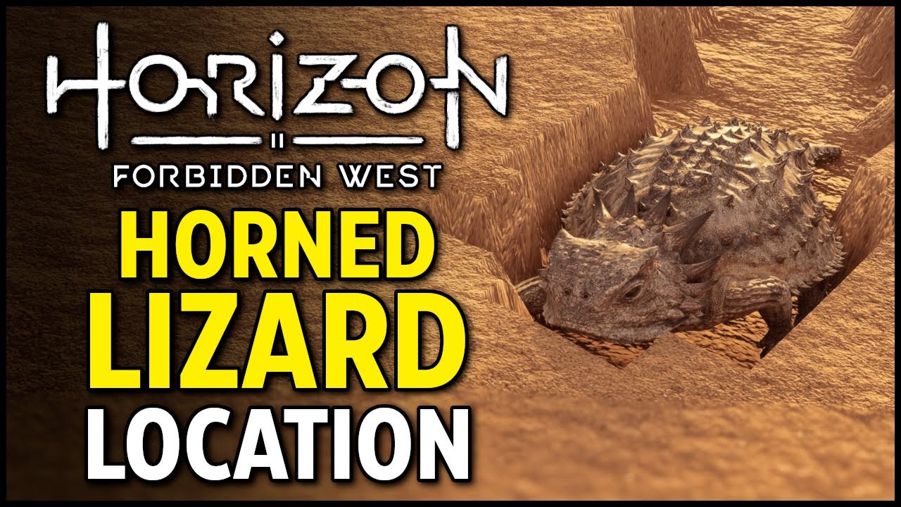 Where to Find Horned Lizards - Horizon Forbidden West (Horned Lizard ...