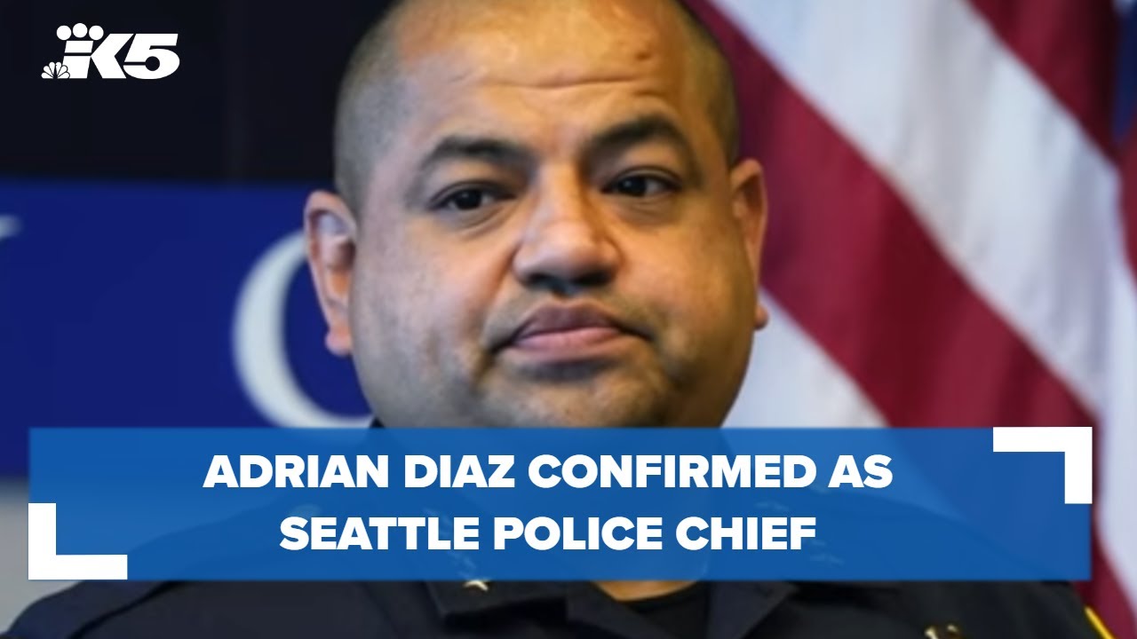 Adrian Diaz confirmed as Seattle police chief - YouTube