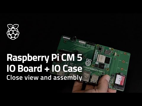 Raspberry Pi CM5 IO board and IO case overview and assembly