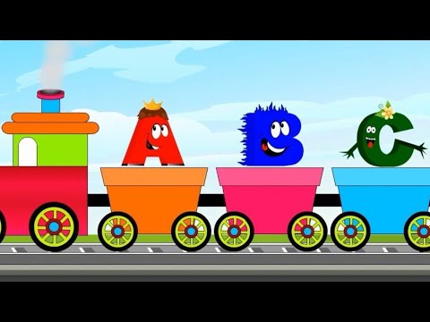 A To Z Alphabet Train For Kids .Learn Alphabet ABCD. - YouTube
