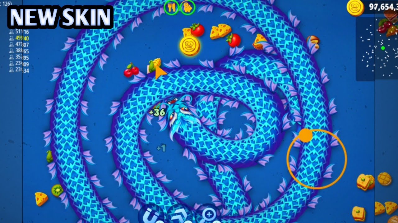 WORM ZONE NEW SKIN 3,00000,000+ Score Epic Worms Zone io Best Gameplay ...