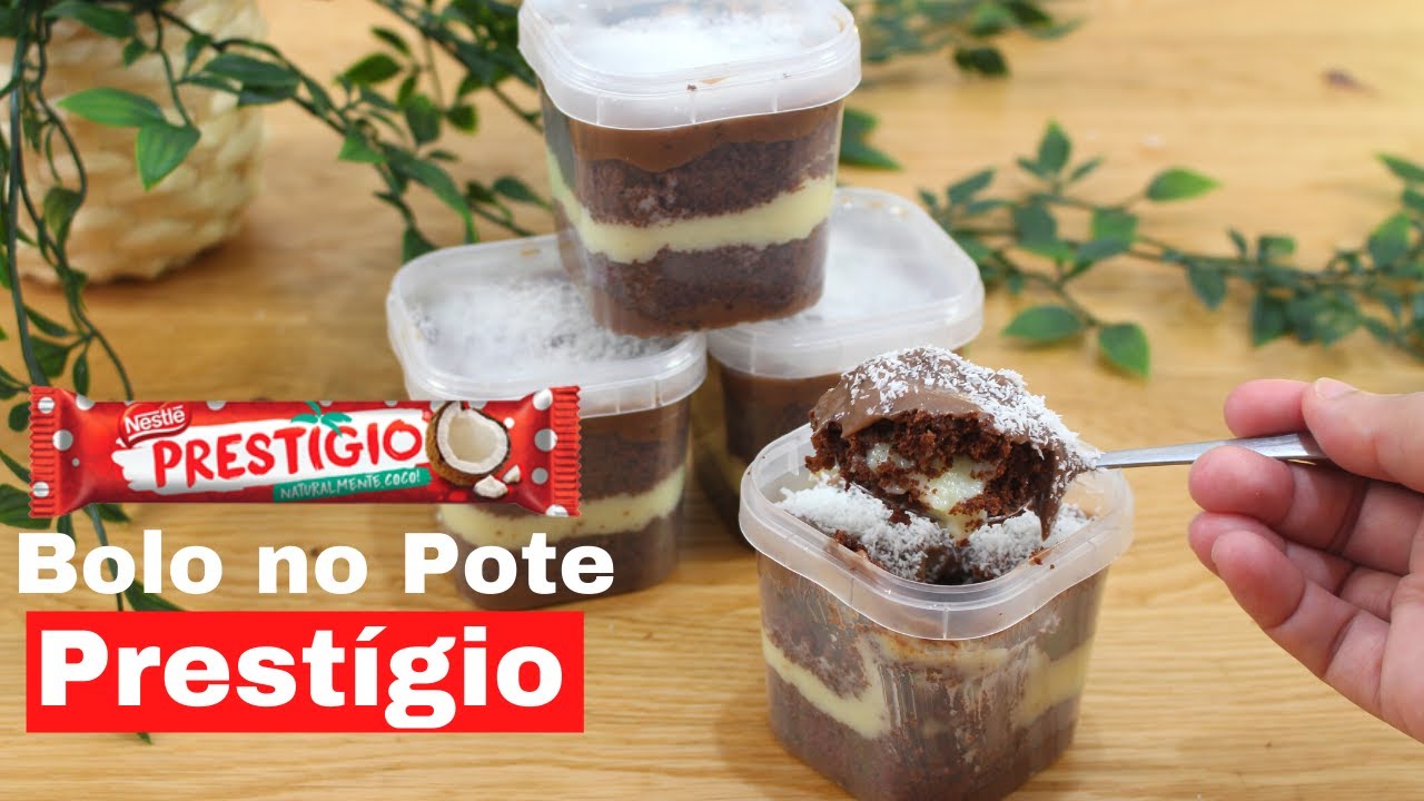 BOLO DE POTE DE PRESTÍGIO ( DELICIOSO E ÓTIMO PARA VENDER) - YouTube