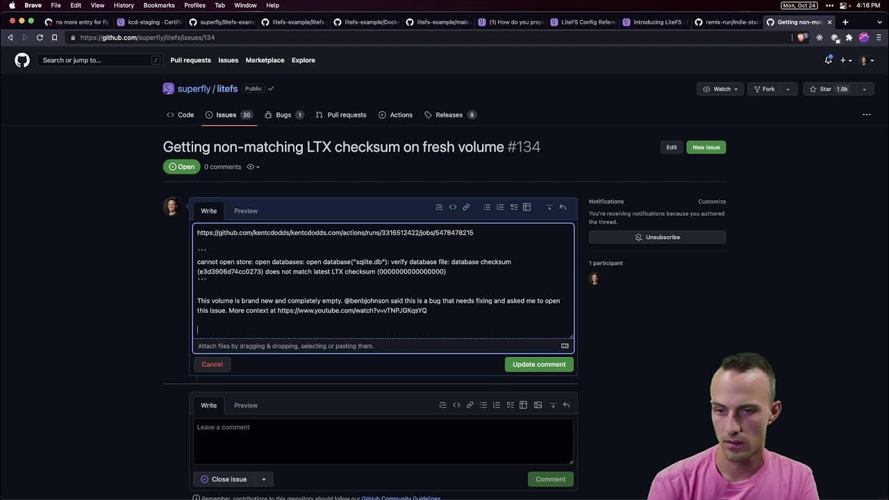 EpicWeb.dev Live stream 🌌 Actually deploying LiteFS to Fly - YouTube