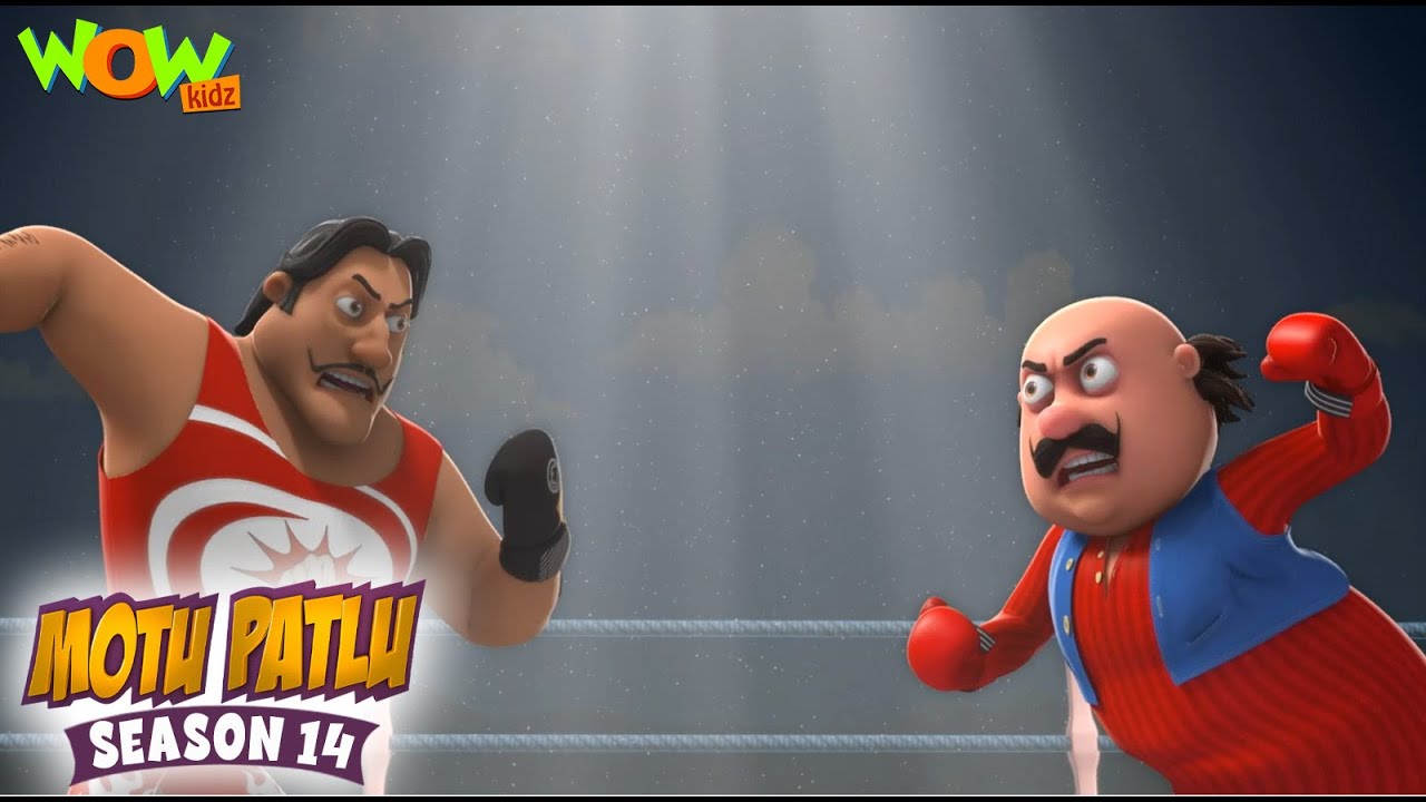 Motu Patlu : Boxer vs Motu Patlu | Full Episode - Season 14 | Wow Kidz ...