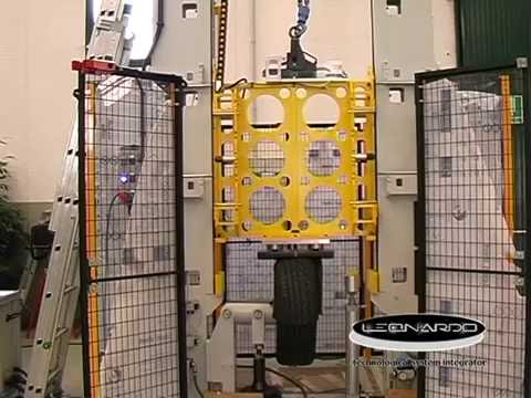 Radial Impact tester (German car makers) - YouTube