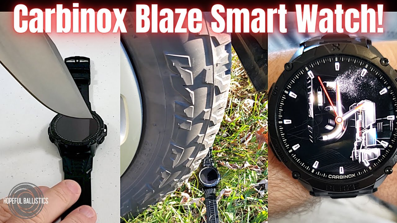 My favorite watch! Carbinox Blaze Smart Watch! - YouTube