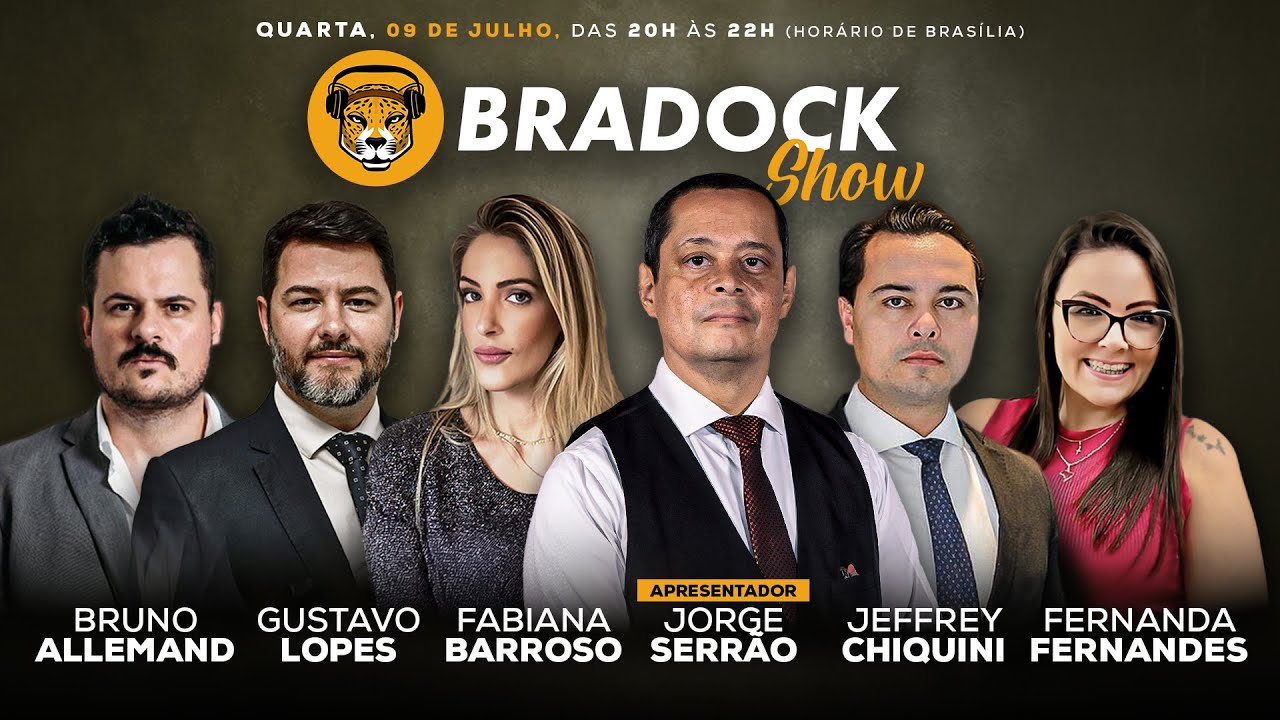 Bradock Show 09/07/25 - Serrão, Fabi Barroso, Jeffrey Chiquini, Gustavo ...