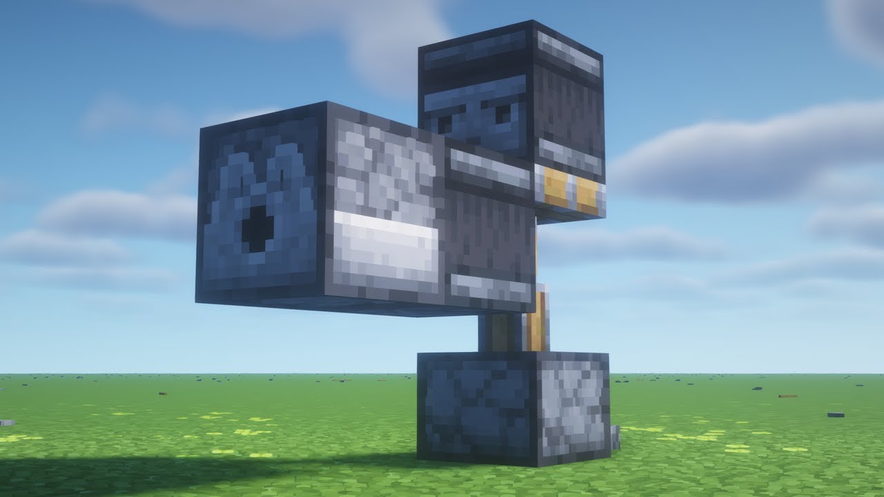 Minecraft: Simplest Turret Design - YouTube