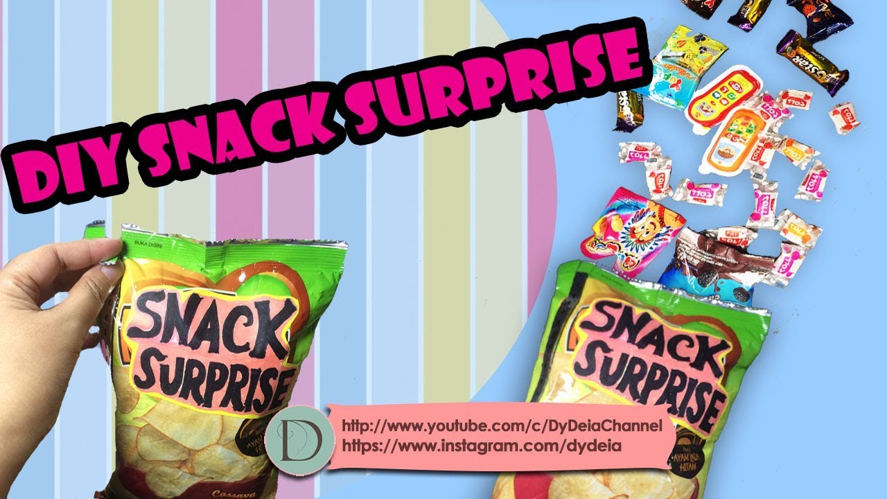 CARA MEMBUAT SNACK SURPRISE HANDMADE - YouTube