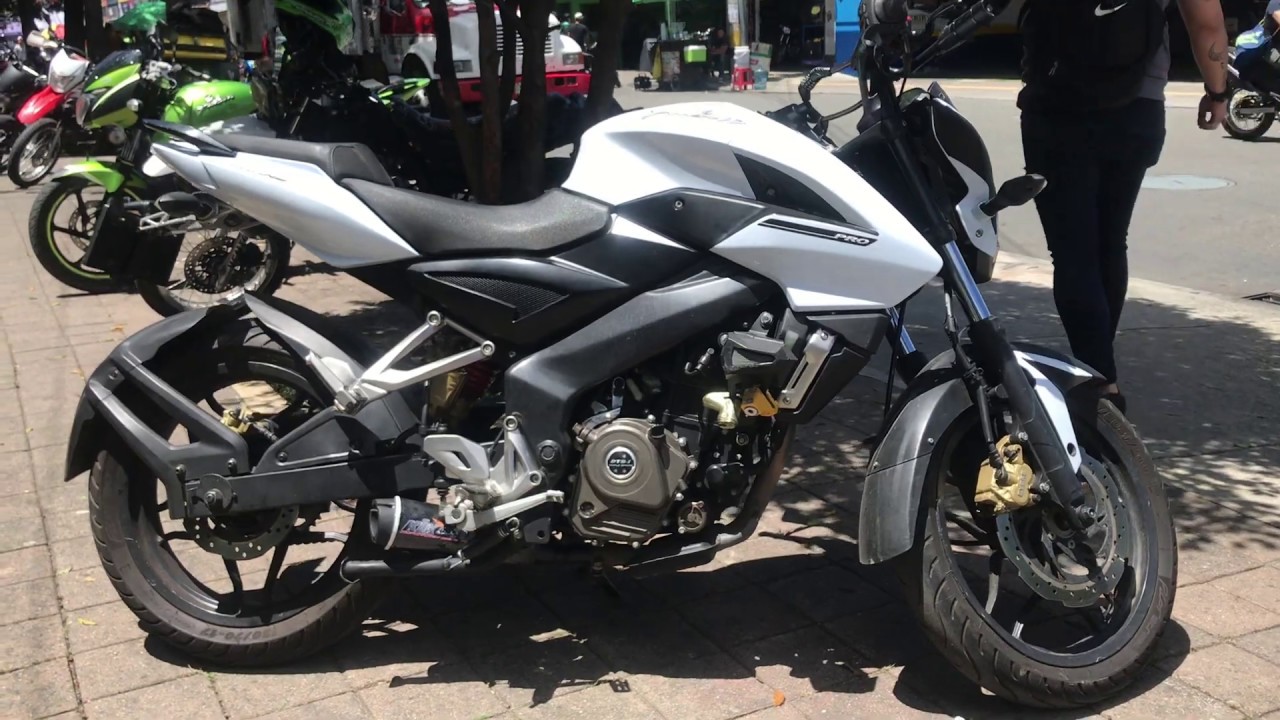 Sonido de AUTECO PULSAR 200NS con mofle de KIMOTO SUPERBIKE - YouTube