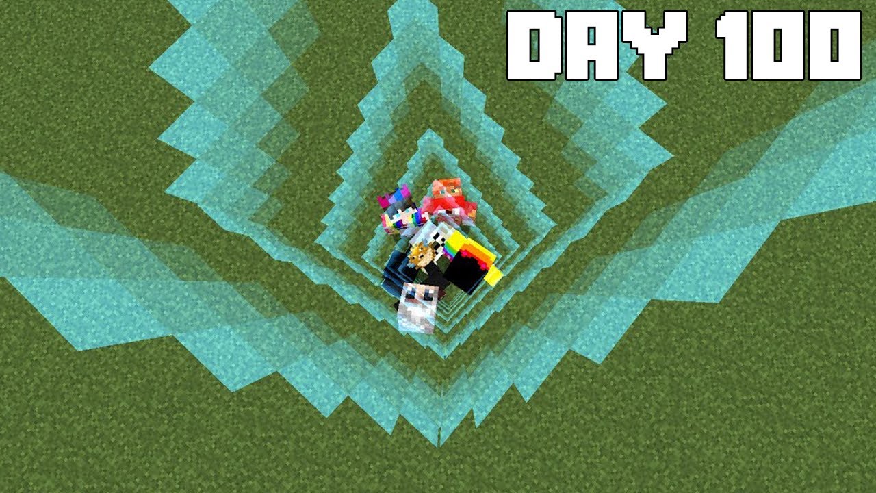 Trapping my fans in a 100x100 world in Minecraft. - YouTube