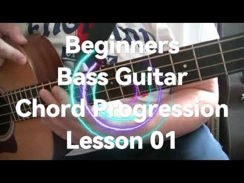 Beginners Bass Guitar Chord Progression Lesson 01. Blackpool Music ...