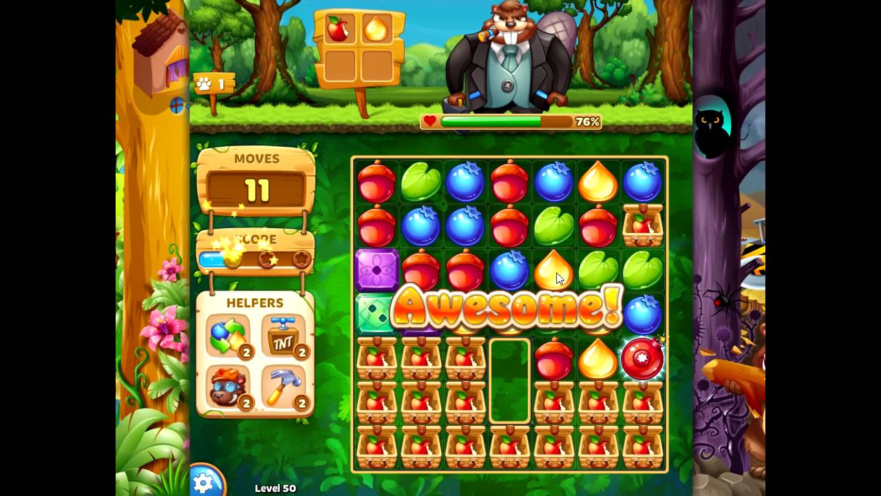 Forest Rescue 2 level 50 NO BOOSTERS - YouTube