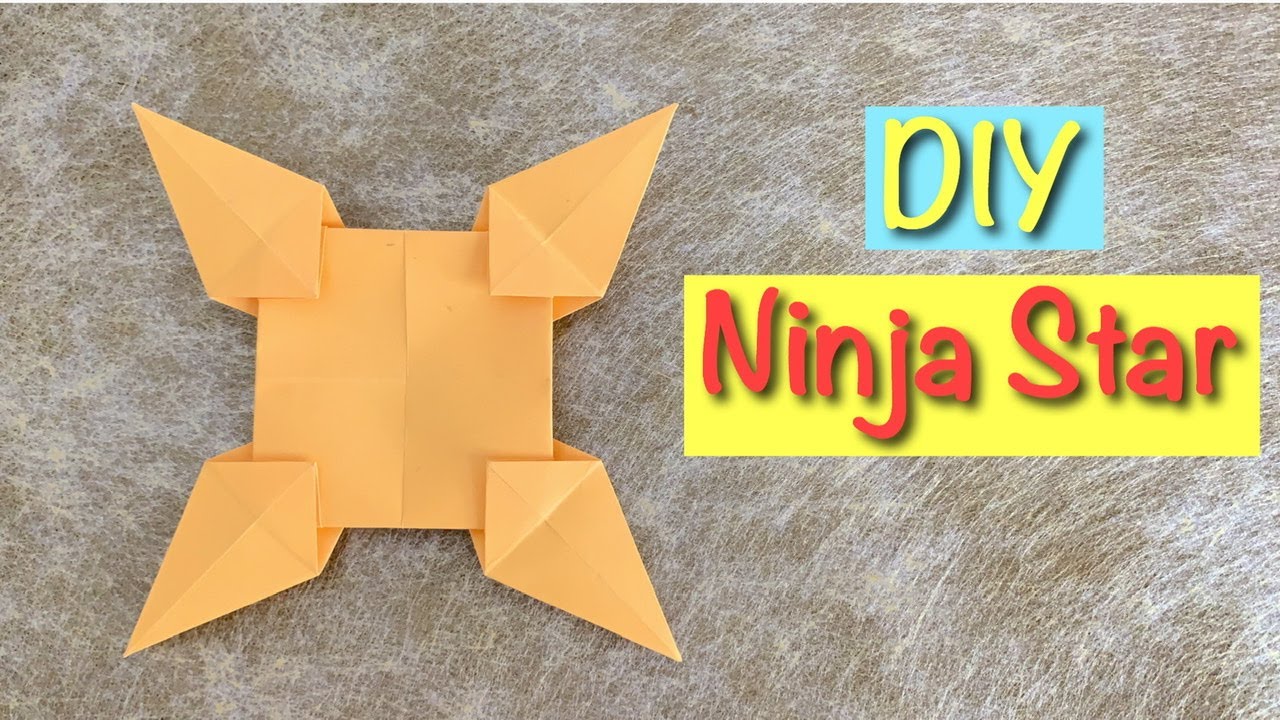 PAPER NINJA STAR DIY ORIGAMI - YouTube
