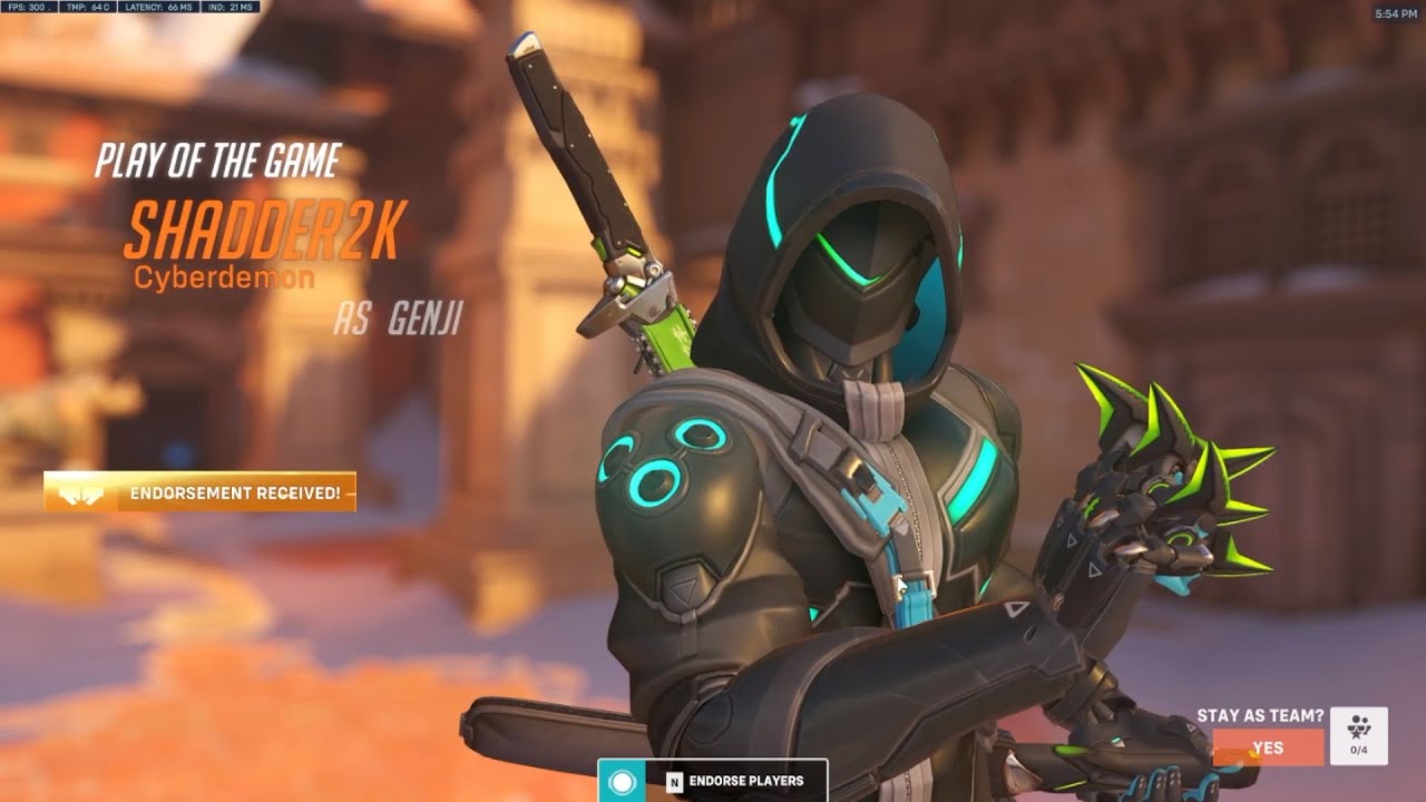 Overwatch 2 Rank 1 Genji Pro Shadder2k Assassin Of Nepal -POTG- - YouTube