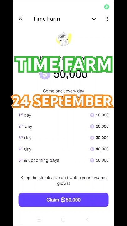 24 September Time Farm Answer | Time Farm Oracle Of The Day | TODAY ...