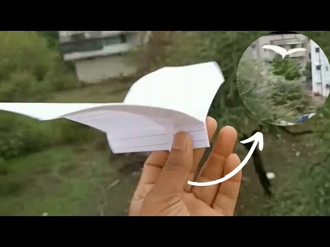 Best Paper Aeroplane Flying Like a Bird | One of The Best Flying Paper ...