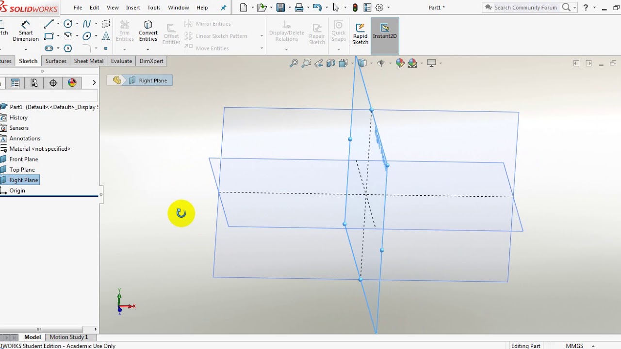 SolidWorks Intro To Planes Step 2 YouTube solidworks-intro-to-planes-step-2-youtube
