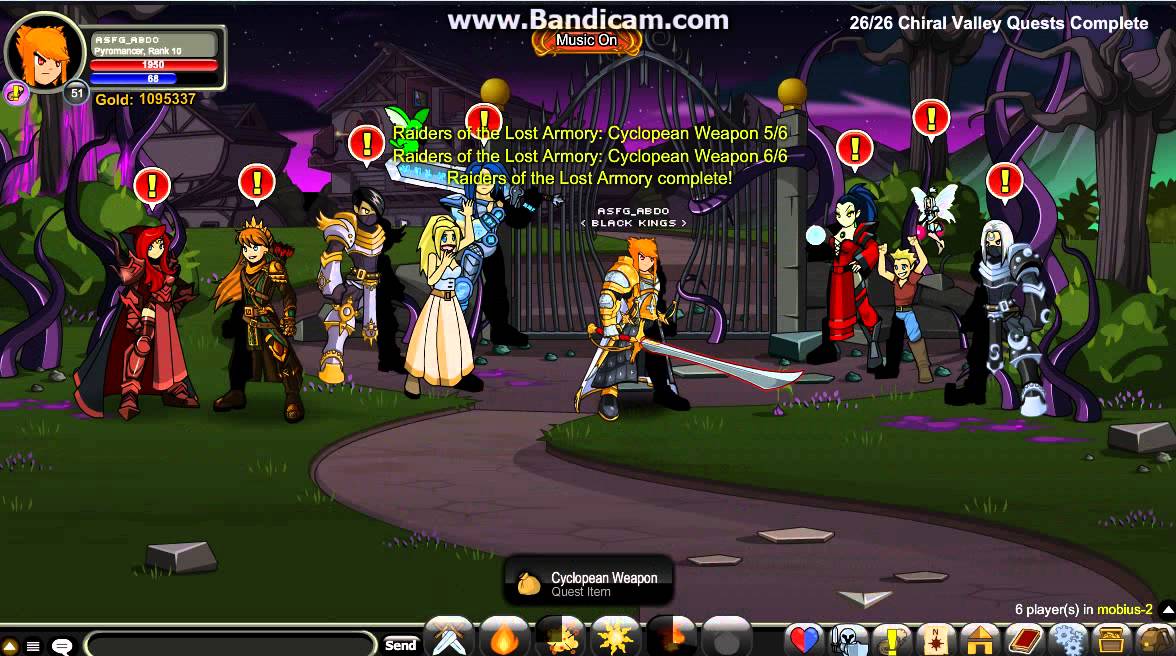 Raiders of the Lost Armory Quest Aqw =/join mobius Gravelyn and ...