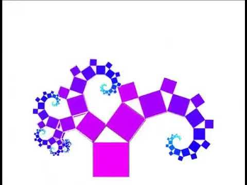 The Pythagoras tree - YouTube