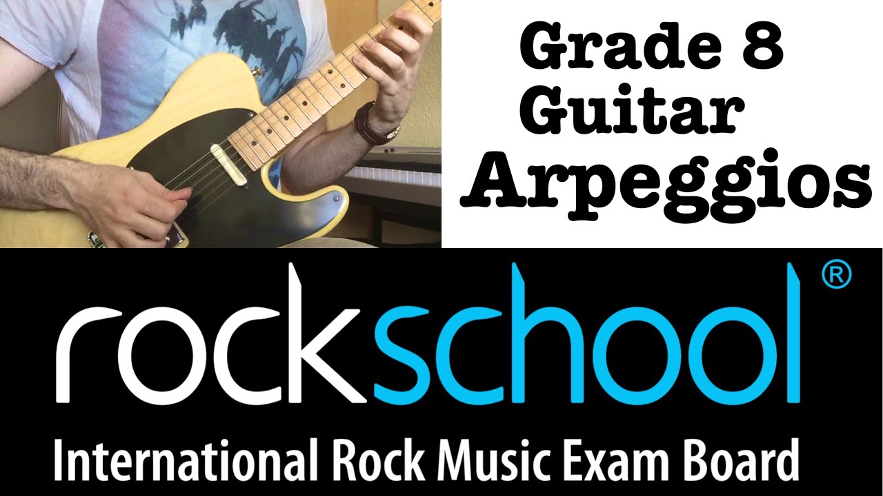 Rockschool Grade 8 Guitar Arpeggios - YouTube