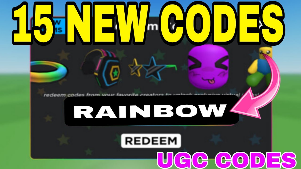 *NEW* ALL WORKING CODES FOR UGC LIMITED IN JULY 2024! ROBLOX UGC ...