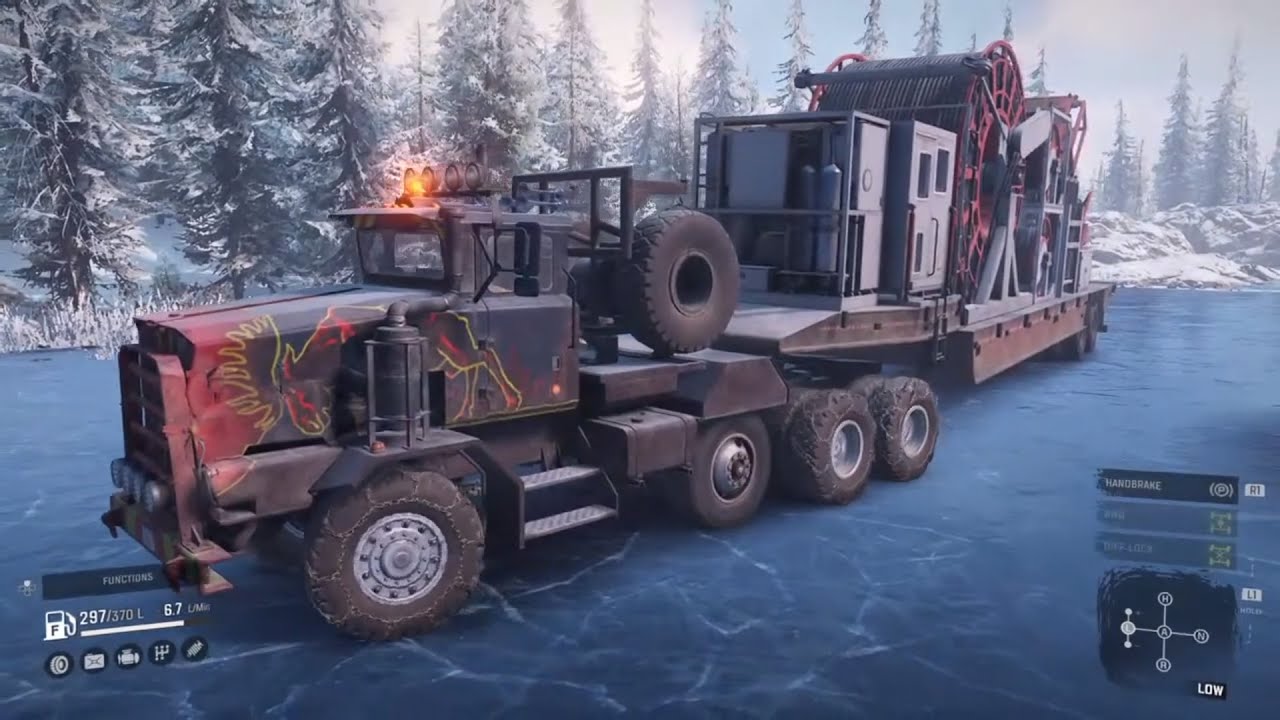 SnowRunner | HC mode #30 | Upgrades, tasks & contracts @Pedro Bay [AK ...