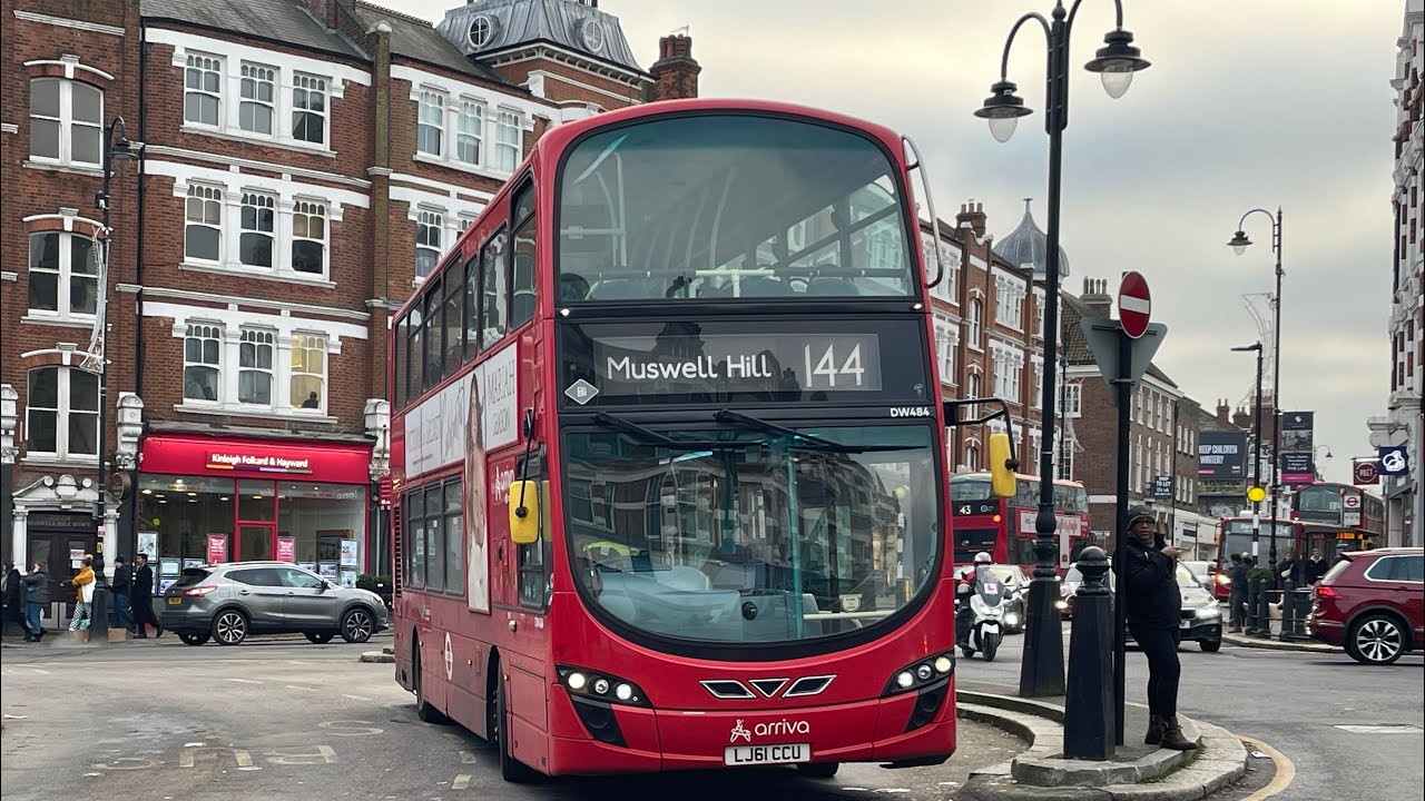 FRV. London Bus Route 144: Edmonton Green Bus Station - Muswell Hill ...