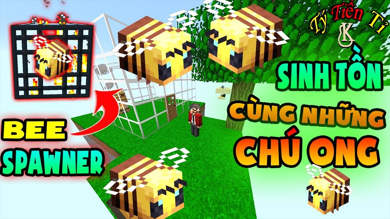 Sinh Tồn Cùng Những Chú Ong - Minecraft Skyblock Bee # 1 - YouTube