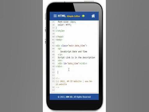 JavaScript Date and Time | Free Script | Coding Online - YouTube