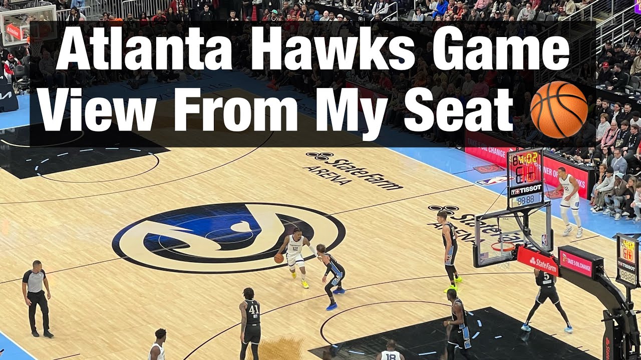 State Farm Arena Seat View Section 205 Atlanta Hawks - Hawks v ...