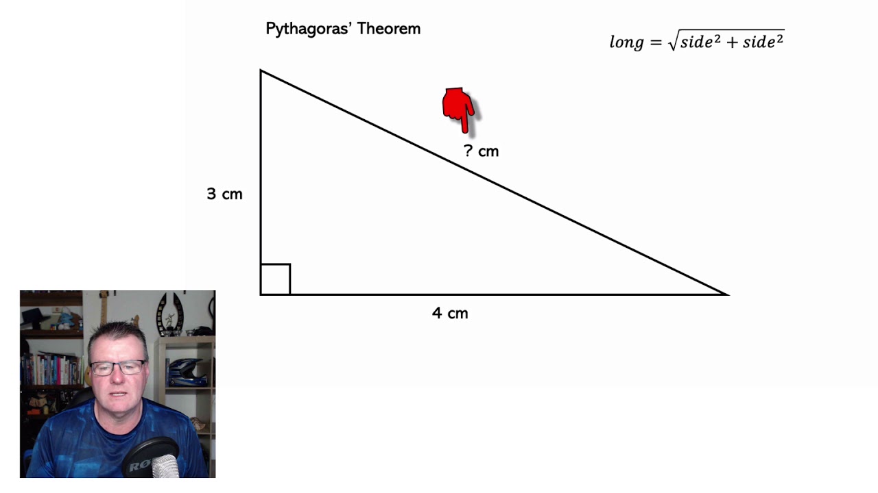 Pythagoras intro - finding the long side - YouTube