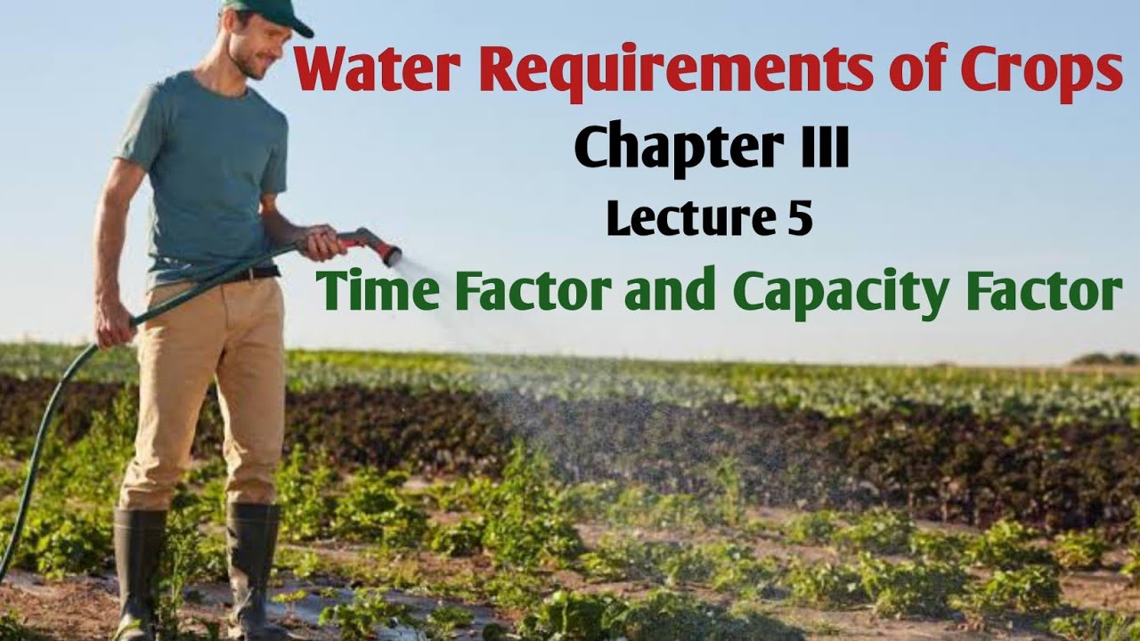 Time Factor and Capacity Factor | Time Factor | Capacity Factor | Water ...