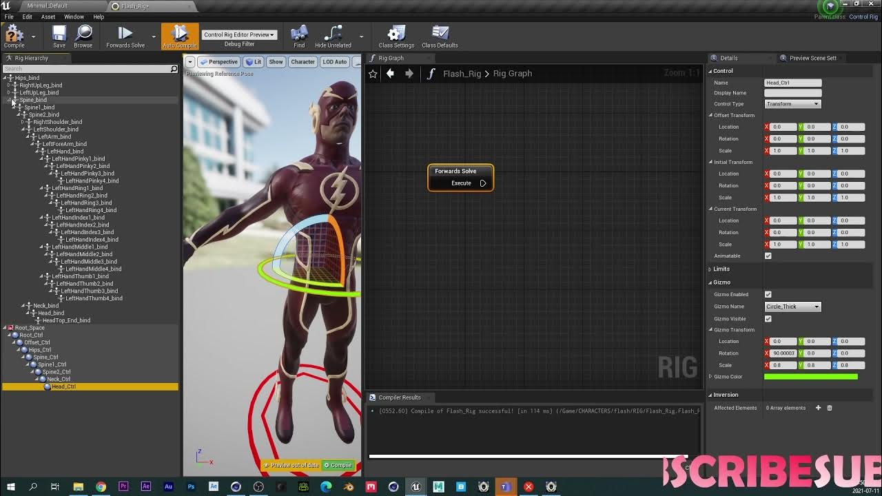How To SetUp Control Rig In Unreal Engine - YouTube