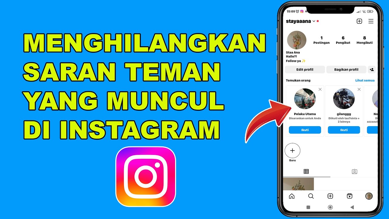 Cara menghilangkan saran teman di instagram | Tutorial cara hapus saran teman di ig - YouTube