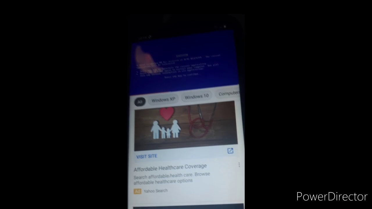 Windows 98 Blue Screen - YouTube