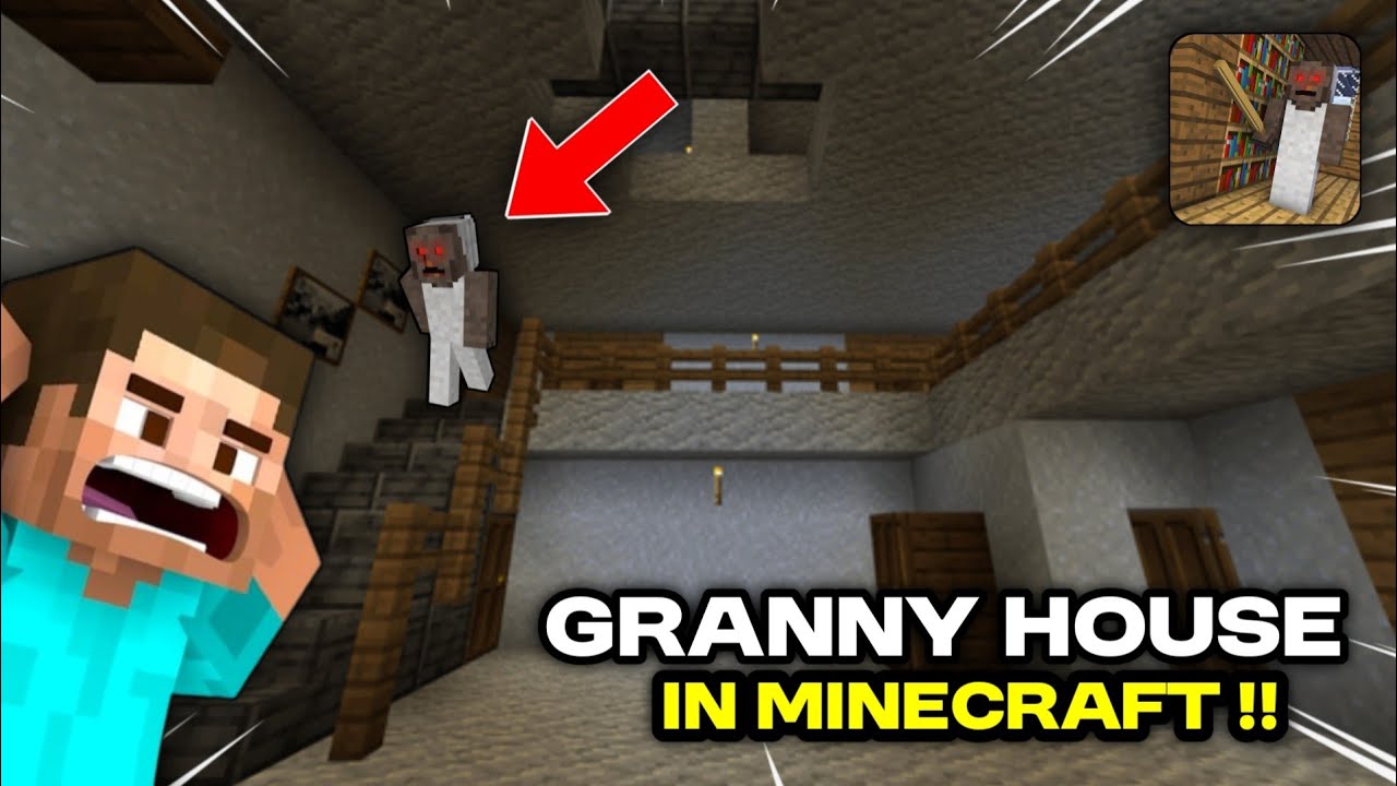 I TRAPPED IN GRANNY MINECRAFT HOUSE 😱🤯 | MINECRAFT - YouTube