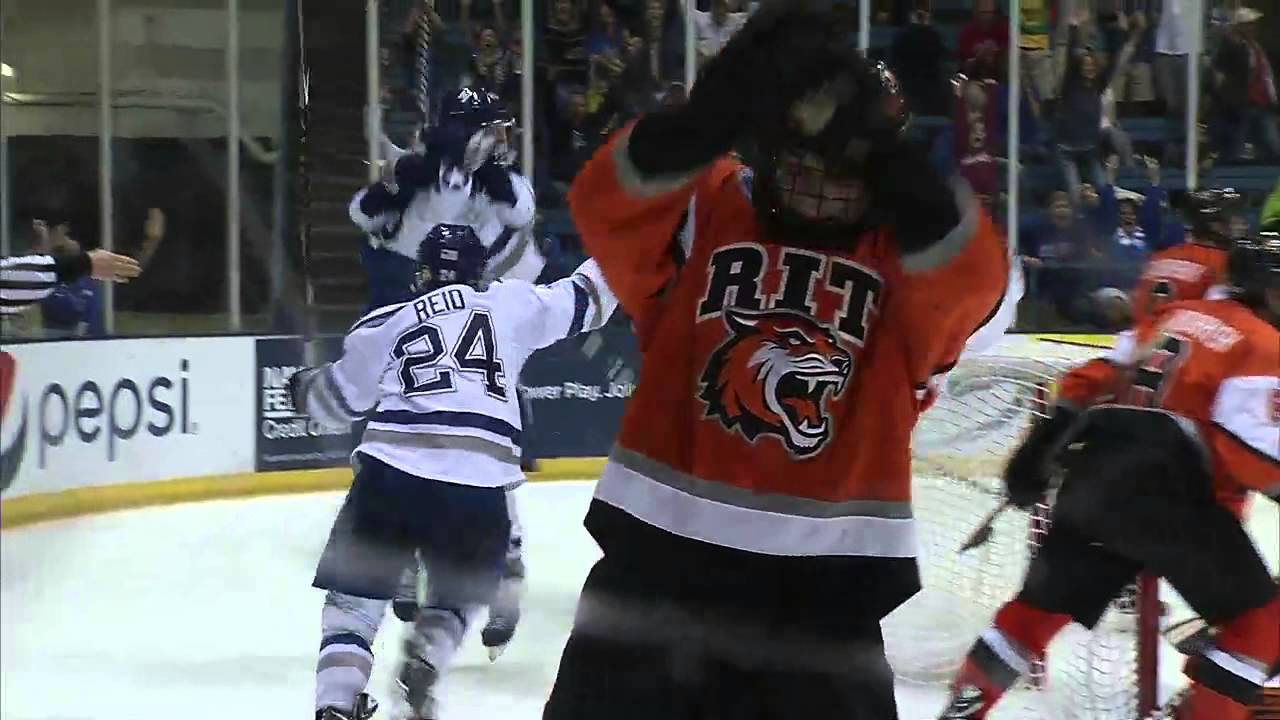 Air Force wins in OT vs RIT - YouTube