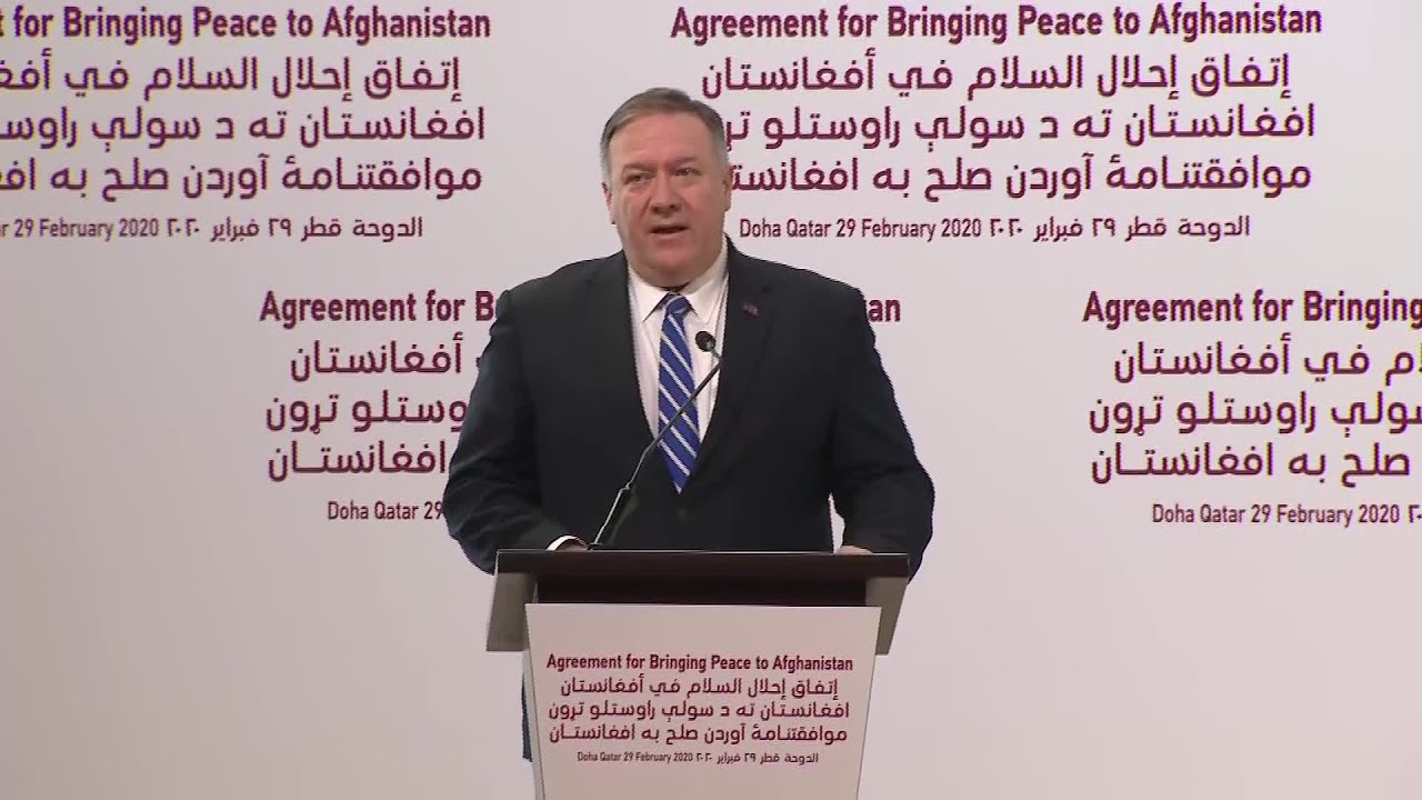 US, Taliban sign deal aimed at ending war in Afghanistan - YouTube