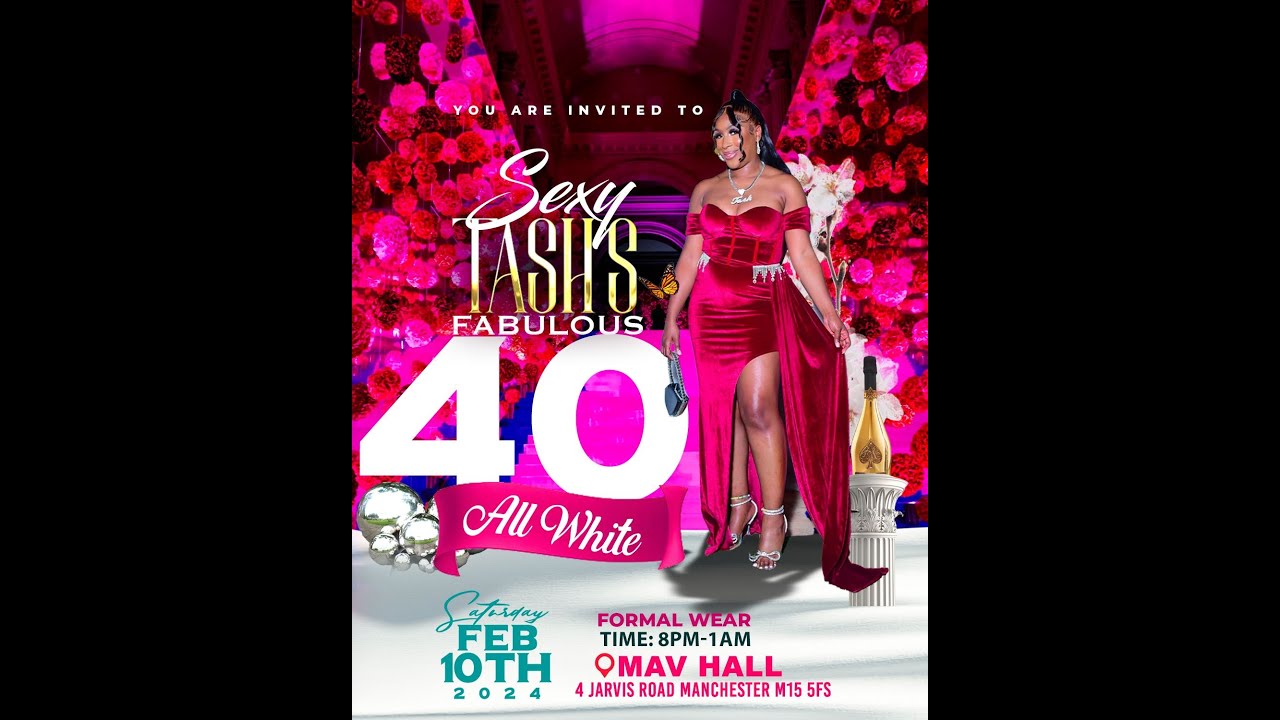 TASH ALL WHITE 40TH BASH THE FINAL - YouTube